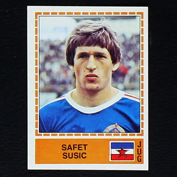 Euro 80 No. 217 Panini sticker Safek Susic- Sticker-Worldwide
