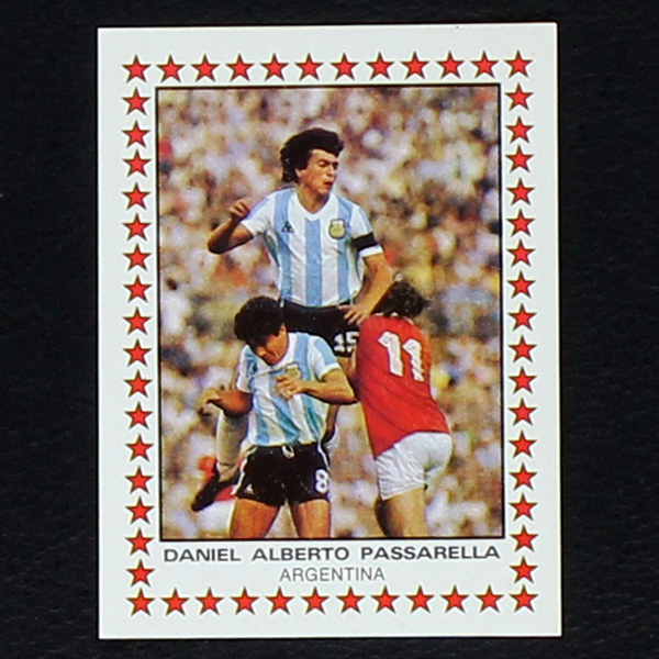 Daniel Alberto Passarella Panini Sticker No. 409 - Futbol 83- Sticker ...